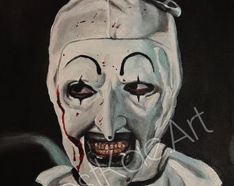 16”x 20” Art the Clown Terrifier Painting - Etsy