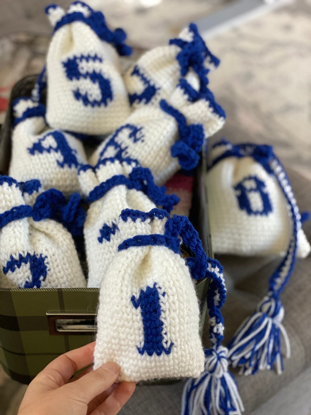 Hanukkah Crochet Garland Pattern – Festival of Lights DIY Hanukkah ...