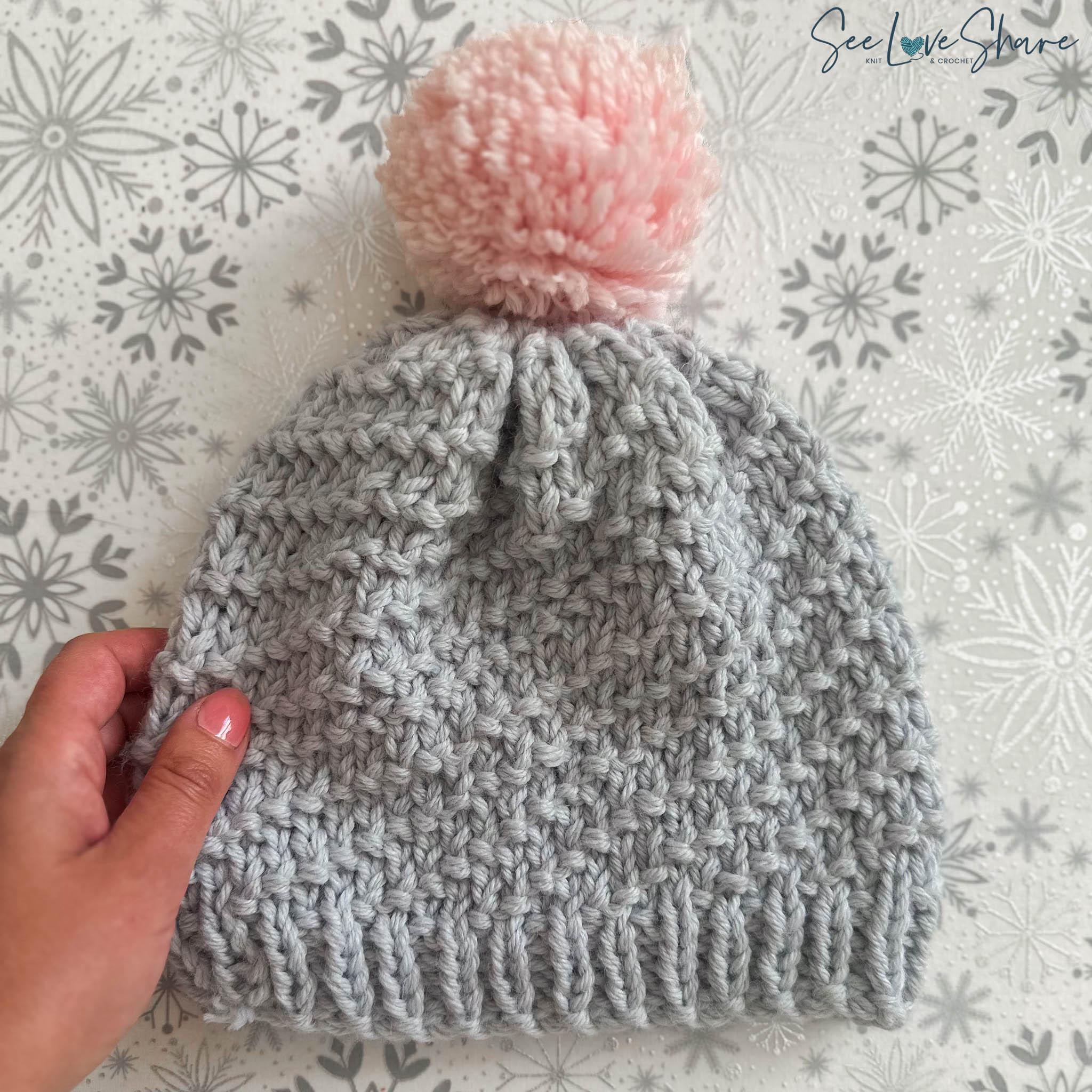 Quick & Cozy Knit Beanie Pattern – Perfect 2-hour Knit Toque PATTERN ...