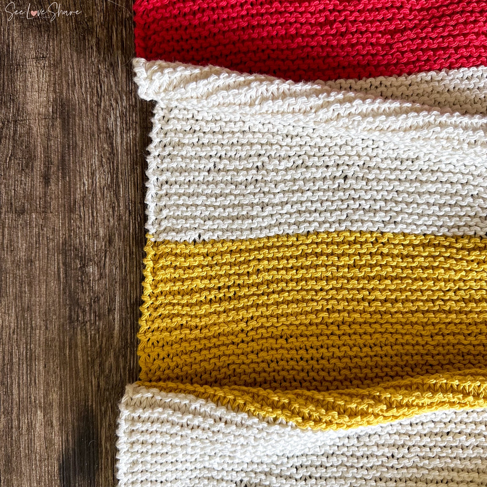 Simple Knit Throw Pattern | Easy Knit Baby Blanket | Beginner Knit ...