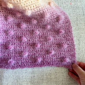 Simple Bobble Stitch Baby Blanket CROCHET PATTERN and TUTORIAL, Shower ...