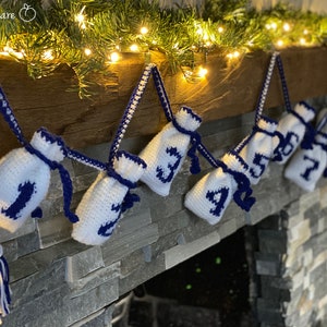 Hanukkah Crochet Garland Pattern – Festival of Lights DIY Hanukkah ...