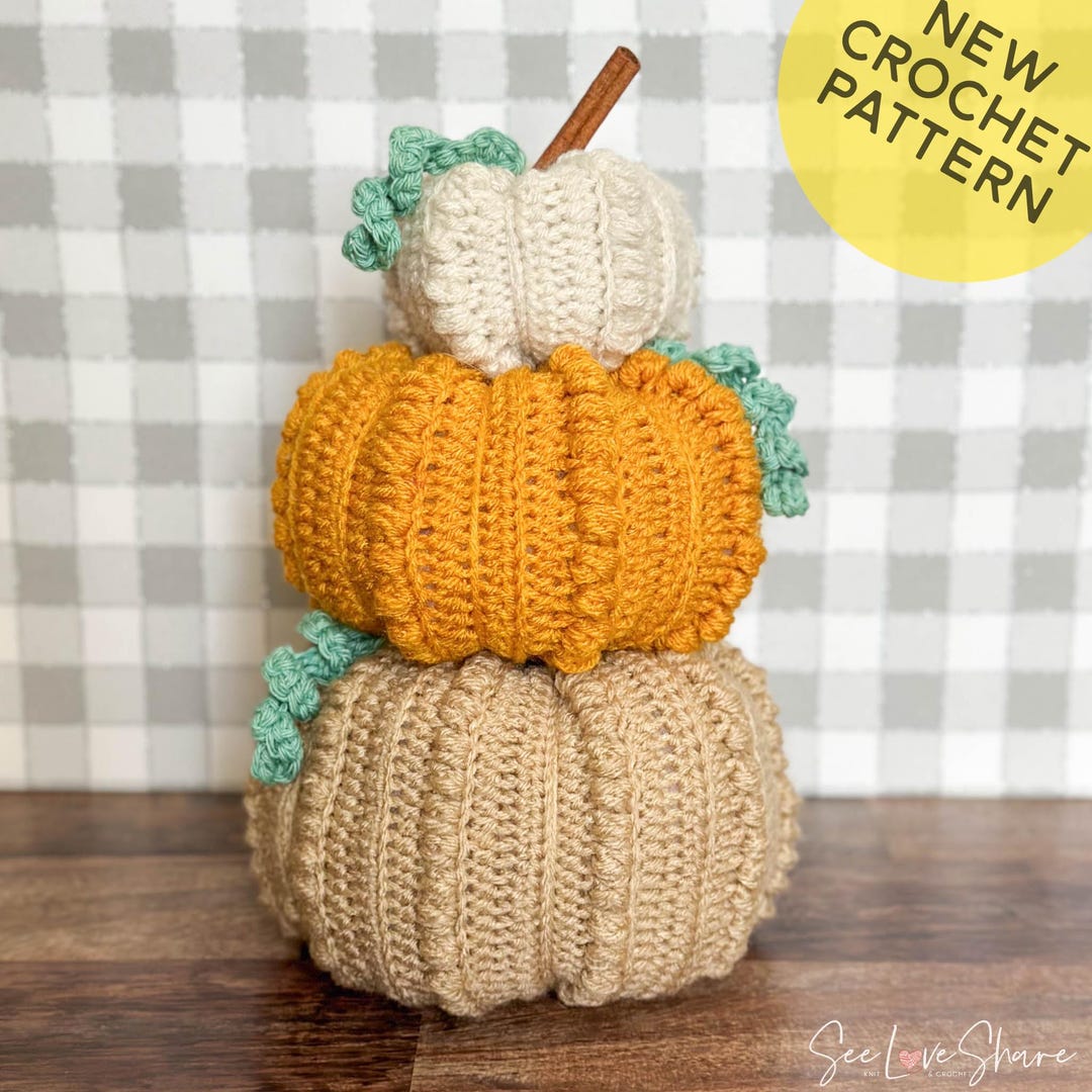 Crochet Pumpkin Pattern | Easy Fall Crochet Decor | Beginner Autumn ...