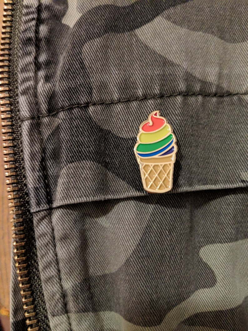 Ice Cream (don't Be Anti-) Social Pins - Etsy