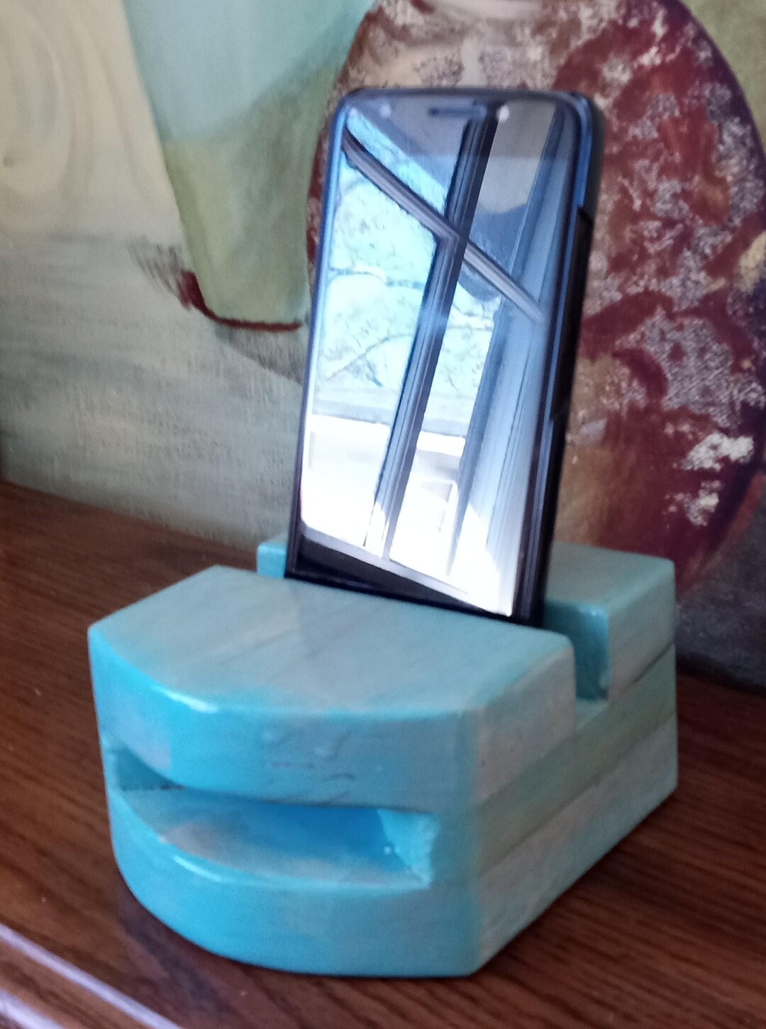 Handmade Cell Phone Stand and Passive Amplifier. - Etsy