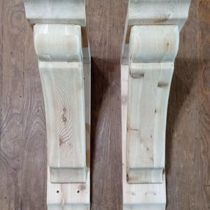 Extra Large Cedar Corbels - Pair - Etsy
