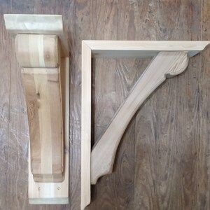 Extra Large Cedar Corbels - Pair - Etsy