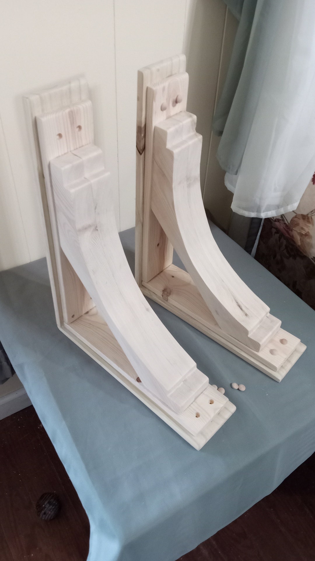 Large Handmade Old Barn Style Corbels PAIR. - Etsy