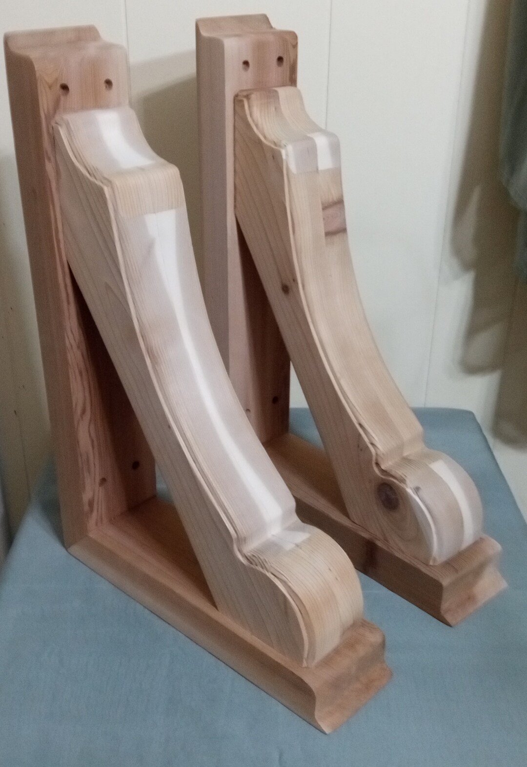 Large Cedar Corbels - Pair. - Etsy