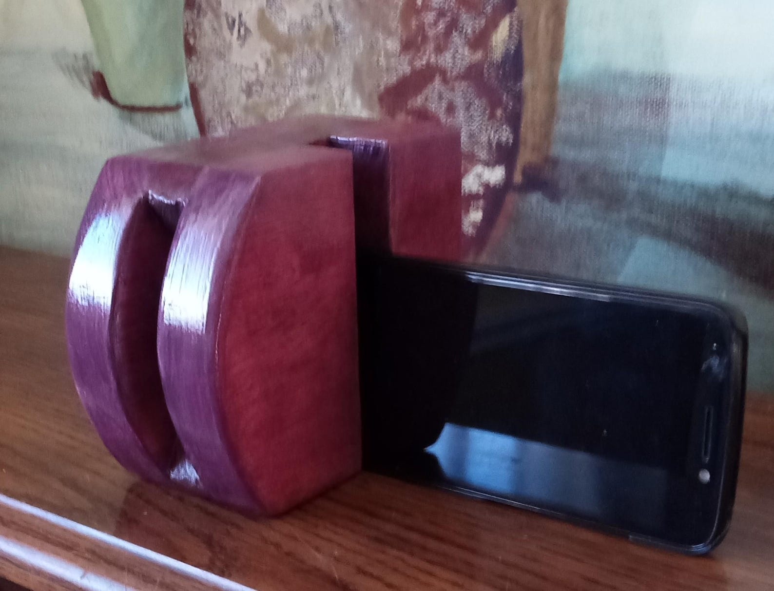 Handmade Cell Phone Stand and Passive Amplifier. - Etsy