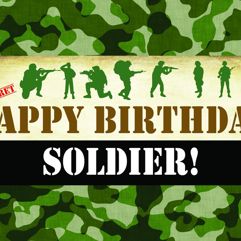 Army Banner - Etsy
