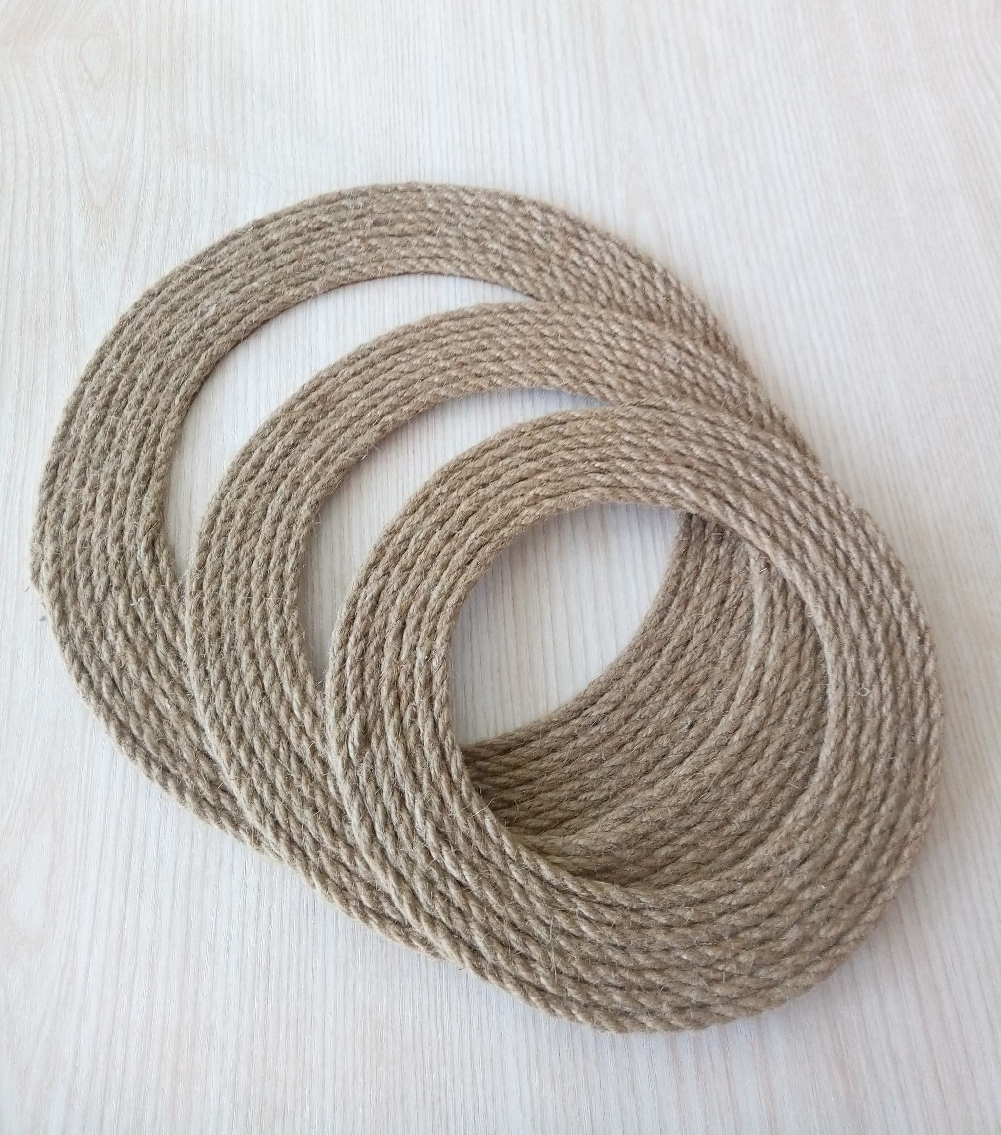 Jute rope wreath Rope wall art Rope wall decor DIY basics | Etsy