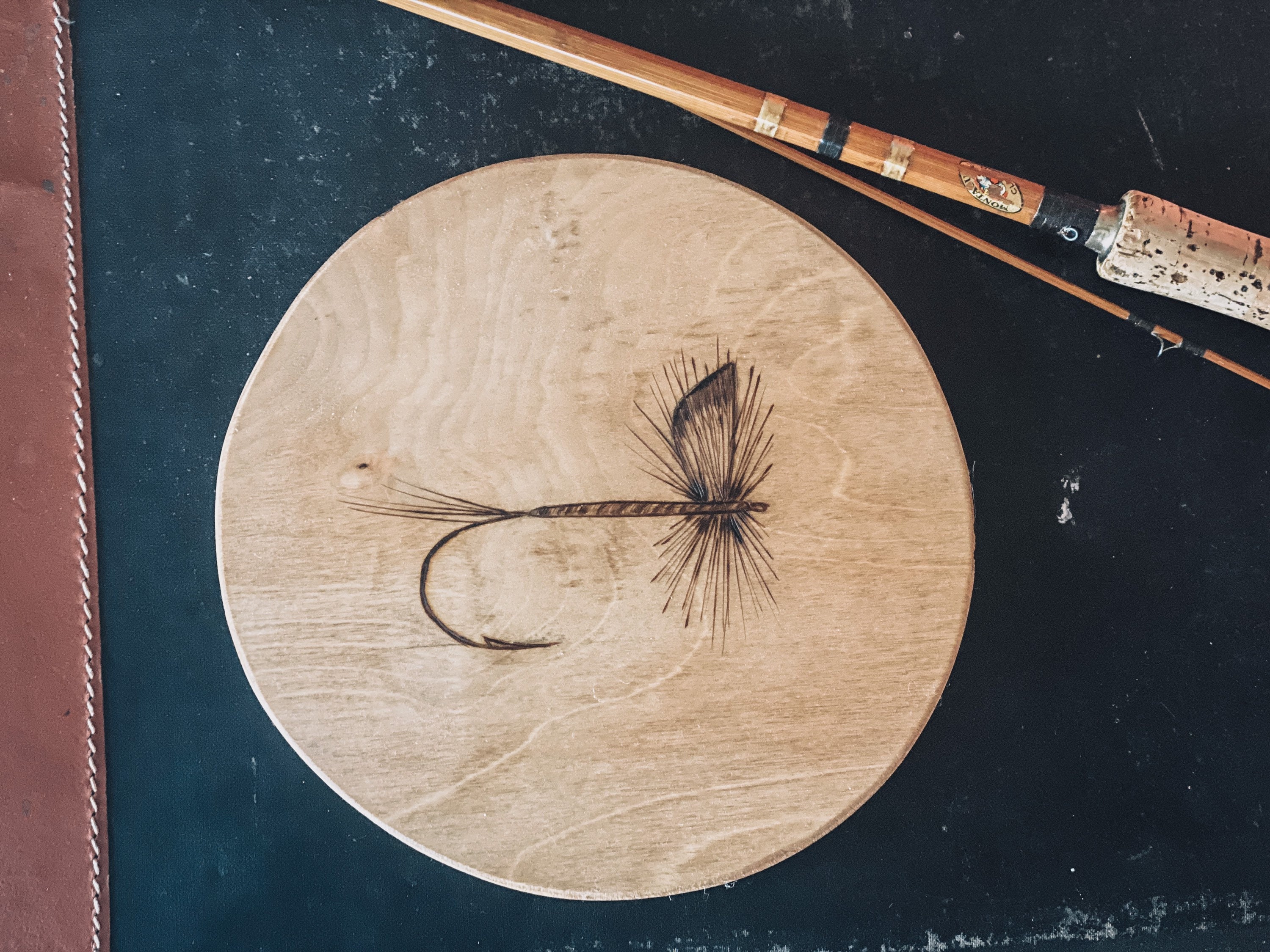 Fly Fishing Fly Wall Hanging Set Fly Fishing Fishing Wall | Etsy