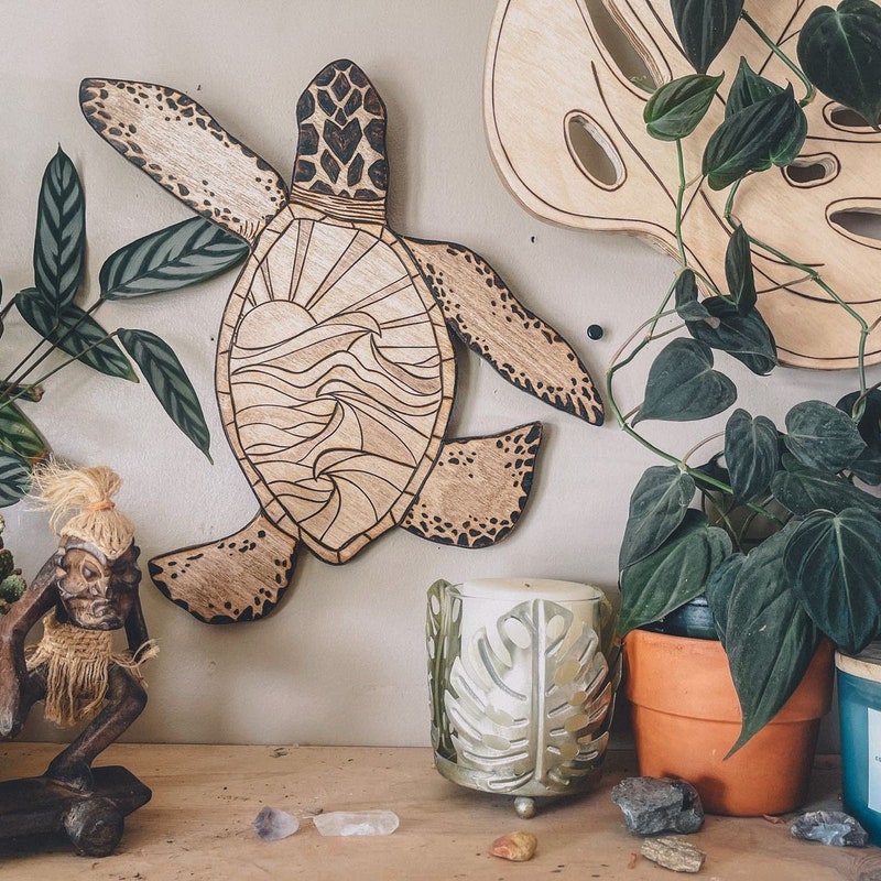 Sea Turtle Wall Art - Etsy