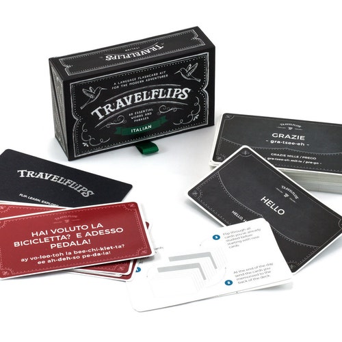 Italian Flash Cards Basic Words and Phrases for Beginners - Etsy