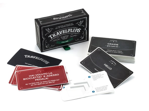 Italian Flash Cards Basic Words and Phrases for Beginners | Etsy