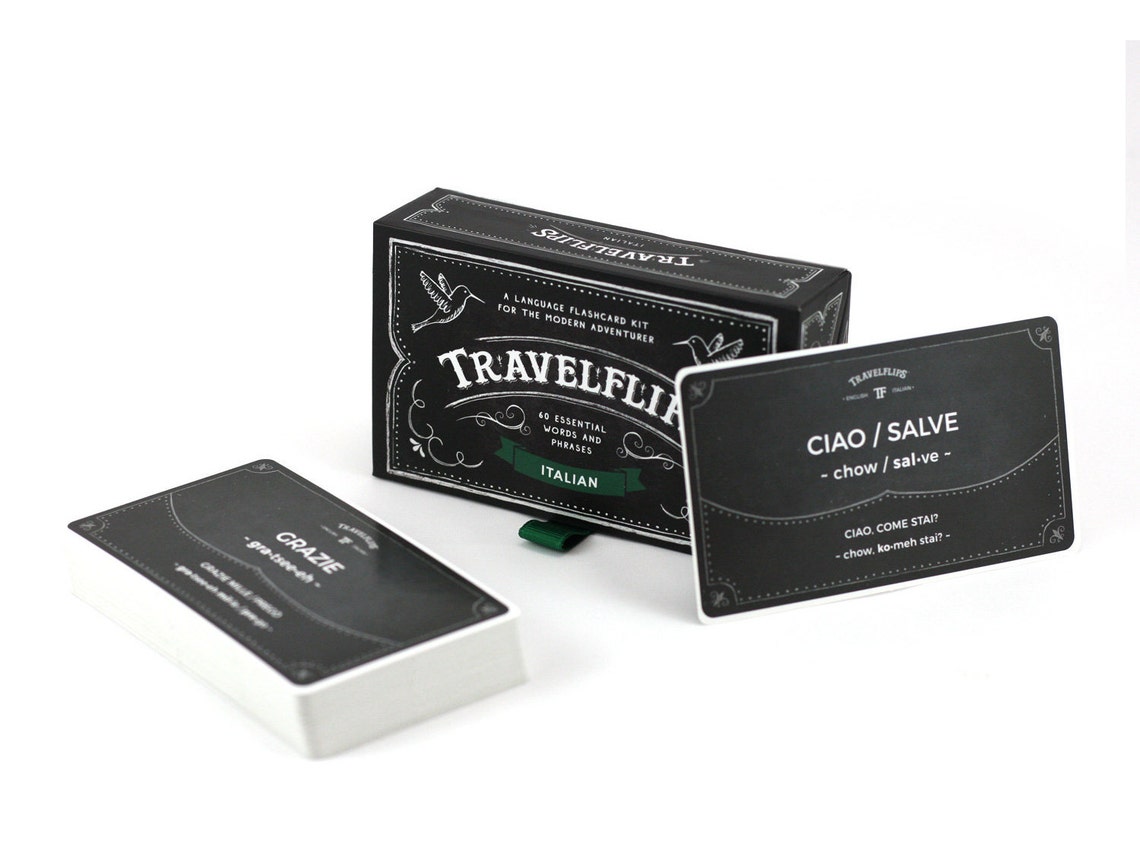 Italian Flash Cards Basic Words and Phrases for Beginners - Etsy