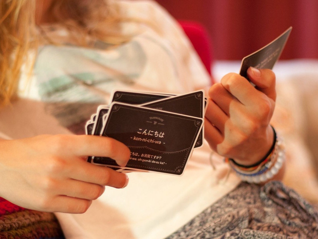 Japanese Flash Cards Basic Words and Phrases for Beginners | Etsy