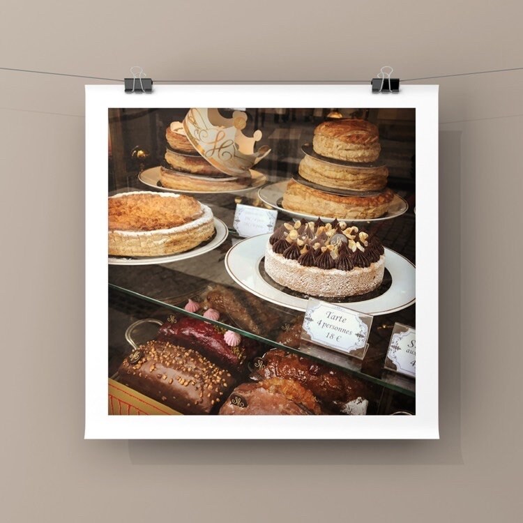 Paris France Photograph Boulangerie Pâtisserie Bakery Window Paris Wall ...