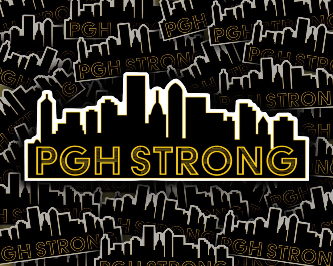 PGH Strong Vinyl Sticker | Pittsburgh Strong | Stickers for Hydroflask ...