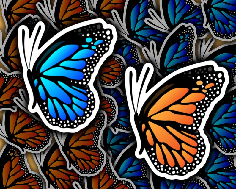 Butterfly Vinyl Sticker Stickers for Hydroflask Laptop | Etsy