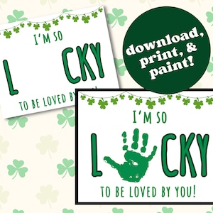 St Patrick's Day Printable - Download Print - Kids Craft - Gifts - Kids ...