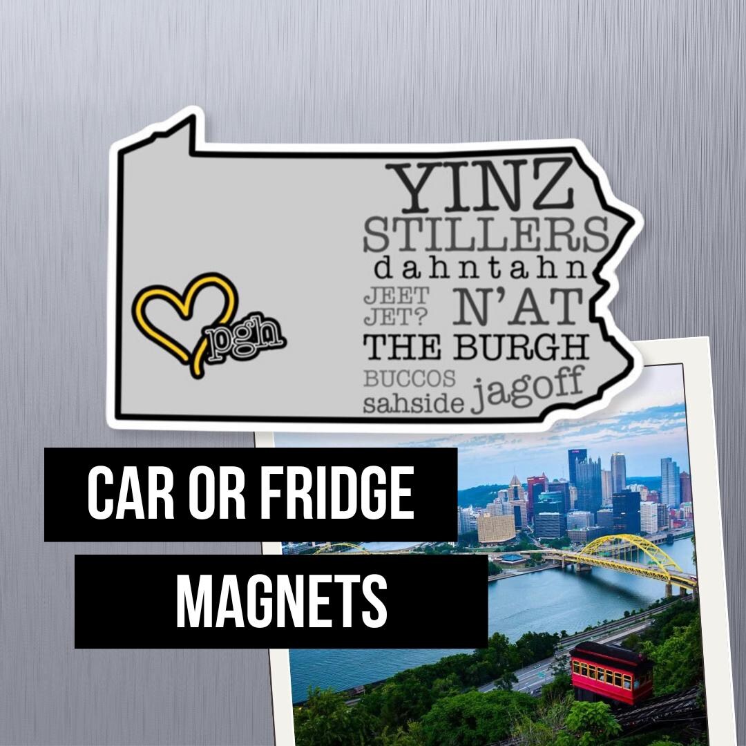 Pittsburghese Magnet, Car Magnet, Fridge Magnet, Small Gifts for Her or ...