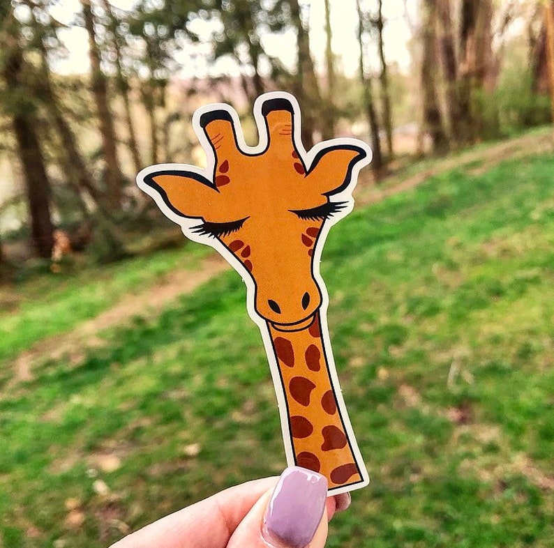 Giraffe Vinyl Sticker Stickers for Hydroflask Laptop - Etsy