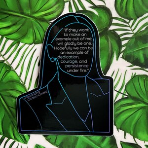 AOC Quote Vinyl Sticker | Alexandria Ocasio-cortez | Stickers for ...