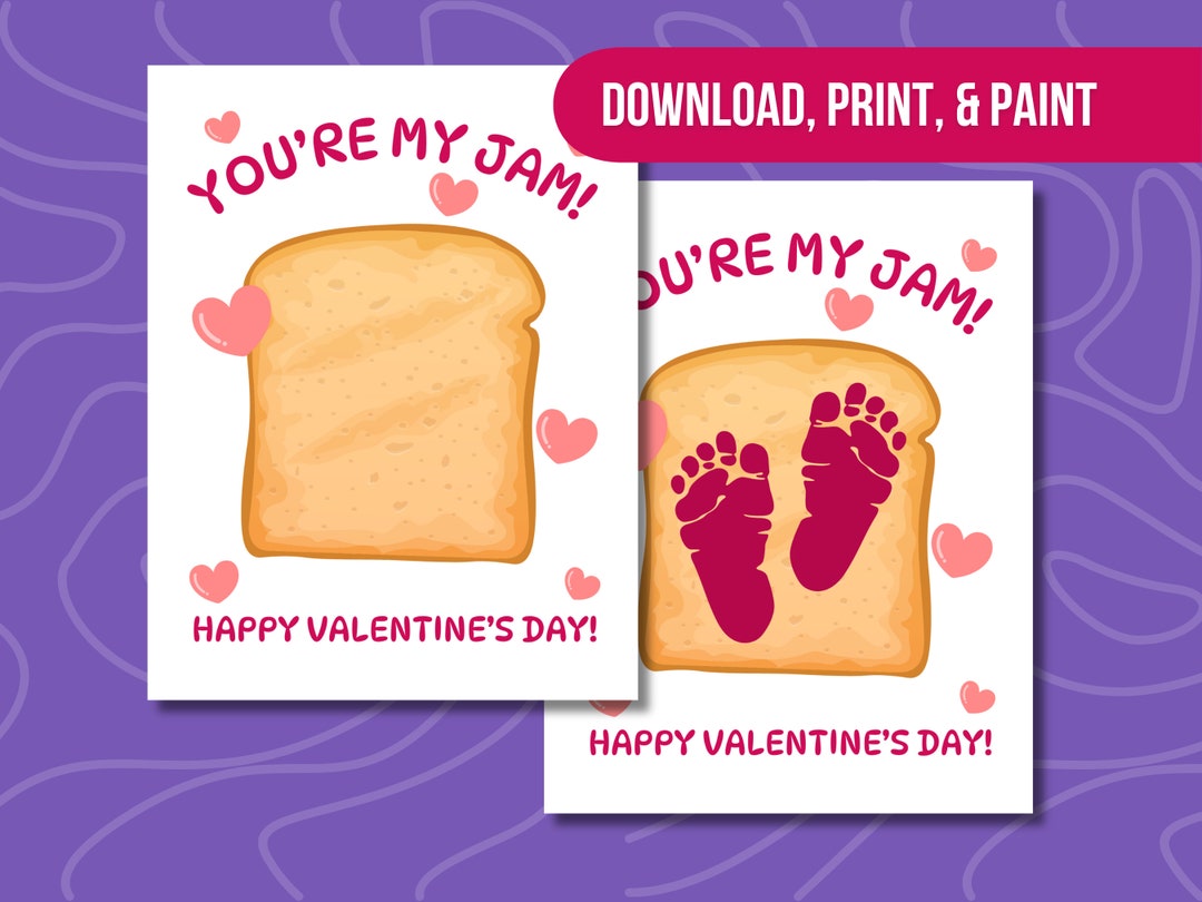 You're My Jam! Printable - Download Print - Valentine's Day - Kids ...