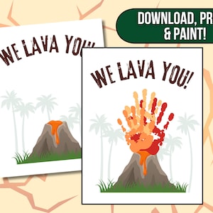 We Lava You Printable - Download & Print - Kids Craft - Gifts - Kids ...