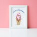 Love You Un-cone-ditionally Printable - Download & Print - Kids Craft ...