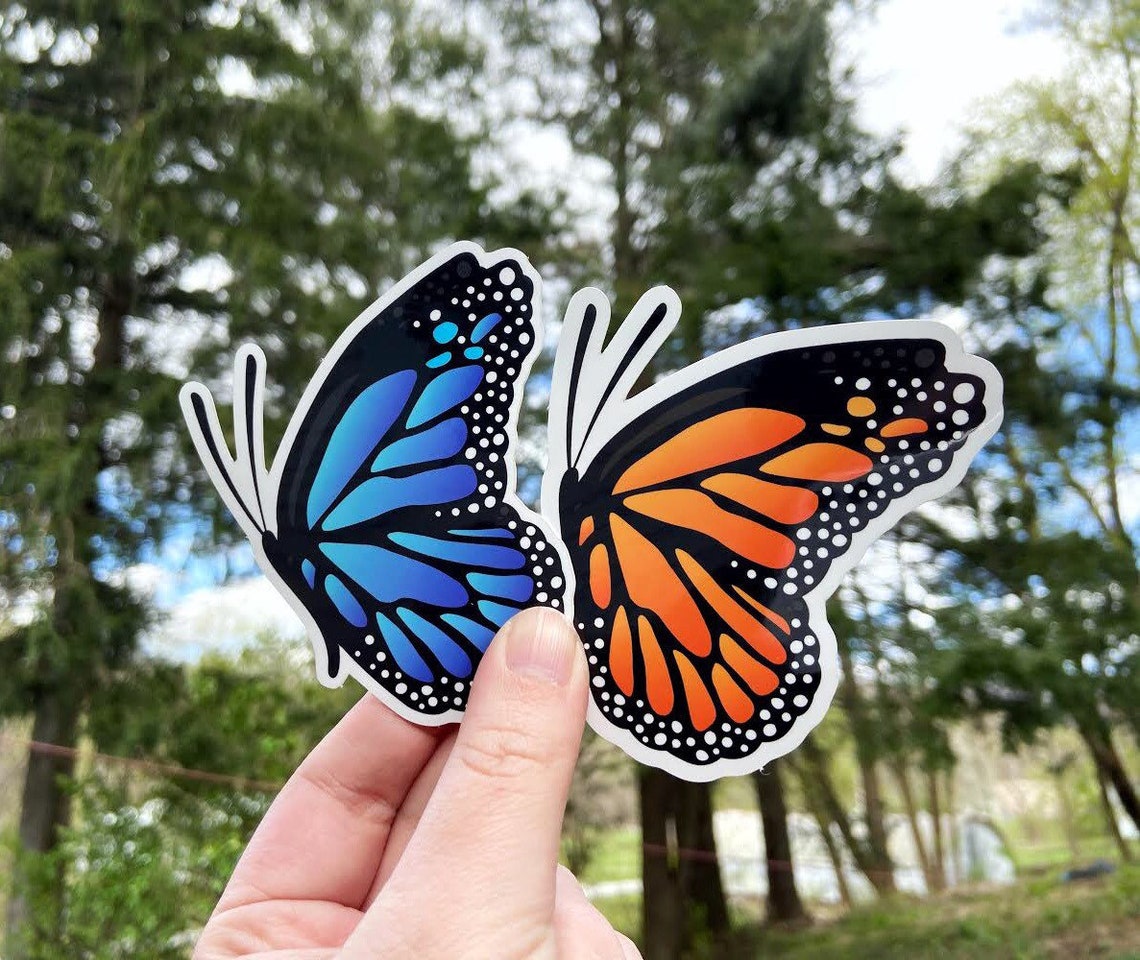 Butterfly Vinyl Sticker Stickers for Hydroflask Laptop - Etsy