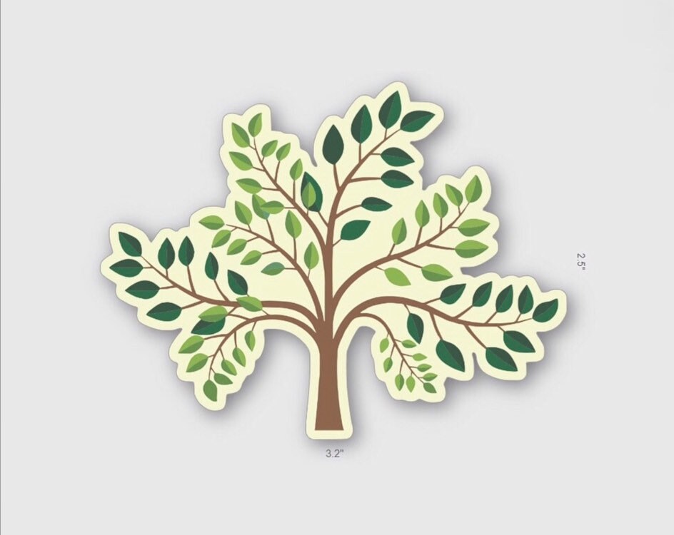 Tree Sticker Nature Sticker Stickers for Hydroflask | Etsy