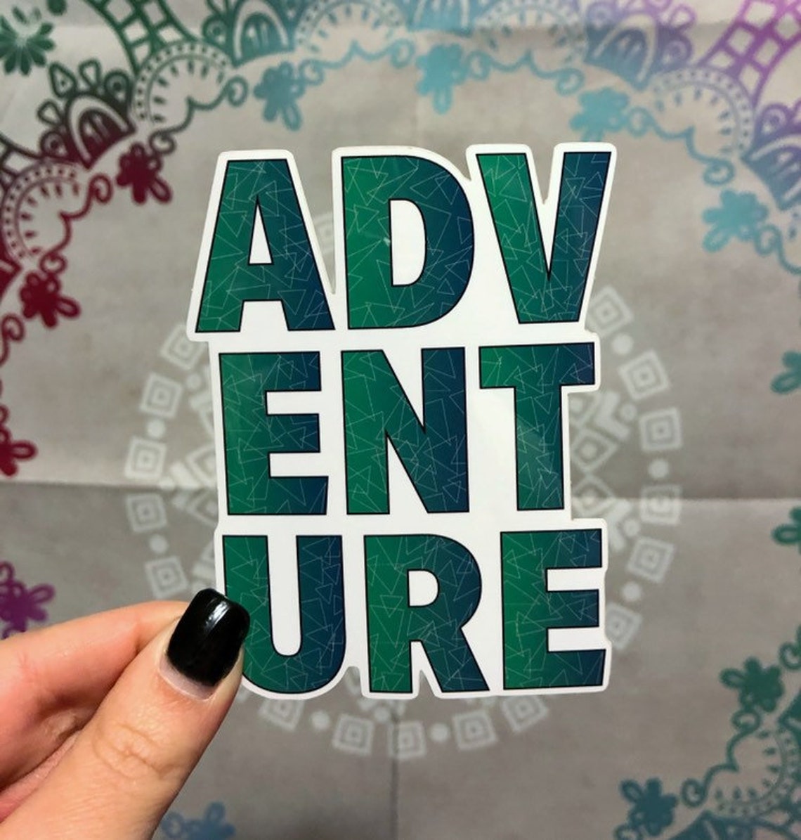 Adventure Vinyl Sticker | Waterproof Laptop, Hydroflask Decal - Etsy