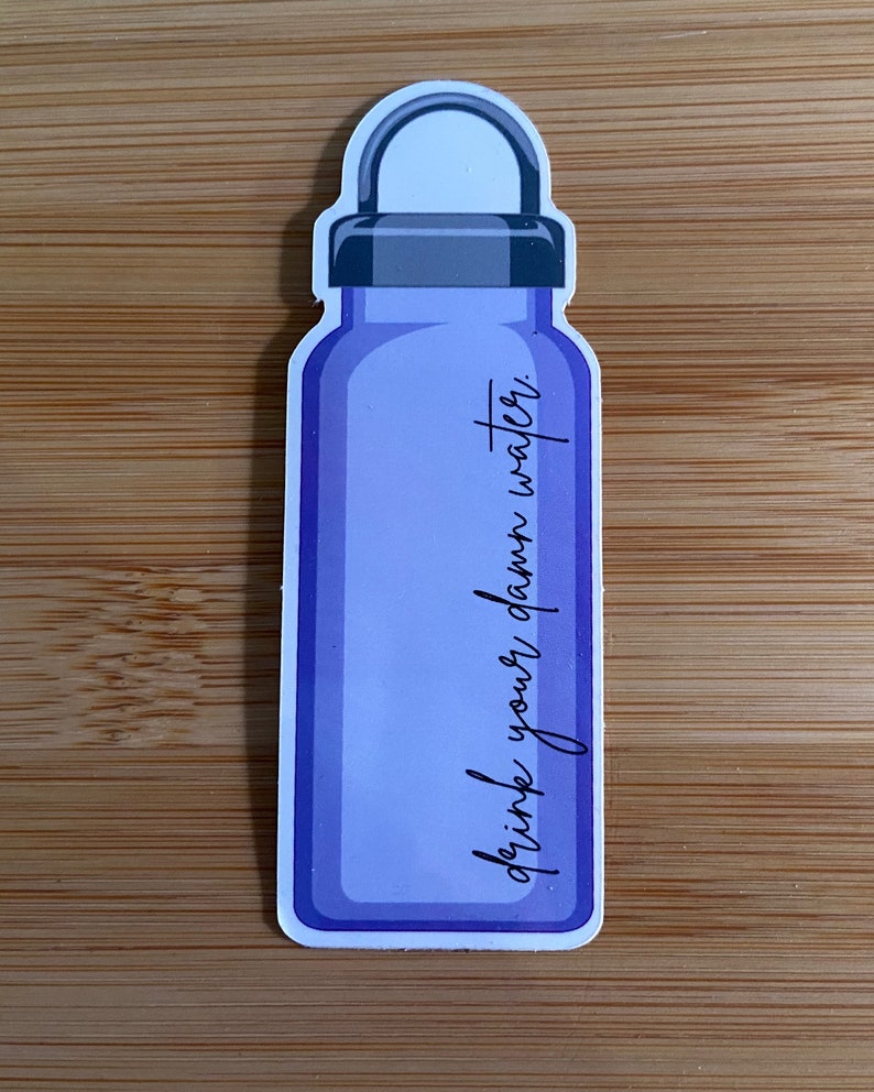 Drink Your Damn Water Vinyl Sticker Stickers for Hydroflask - Etsy