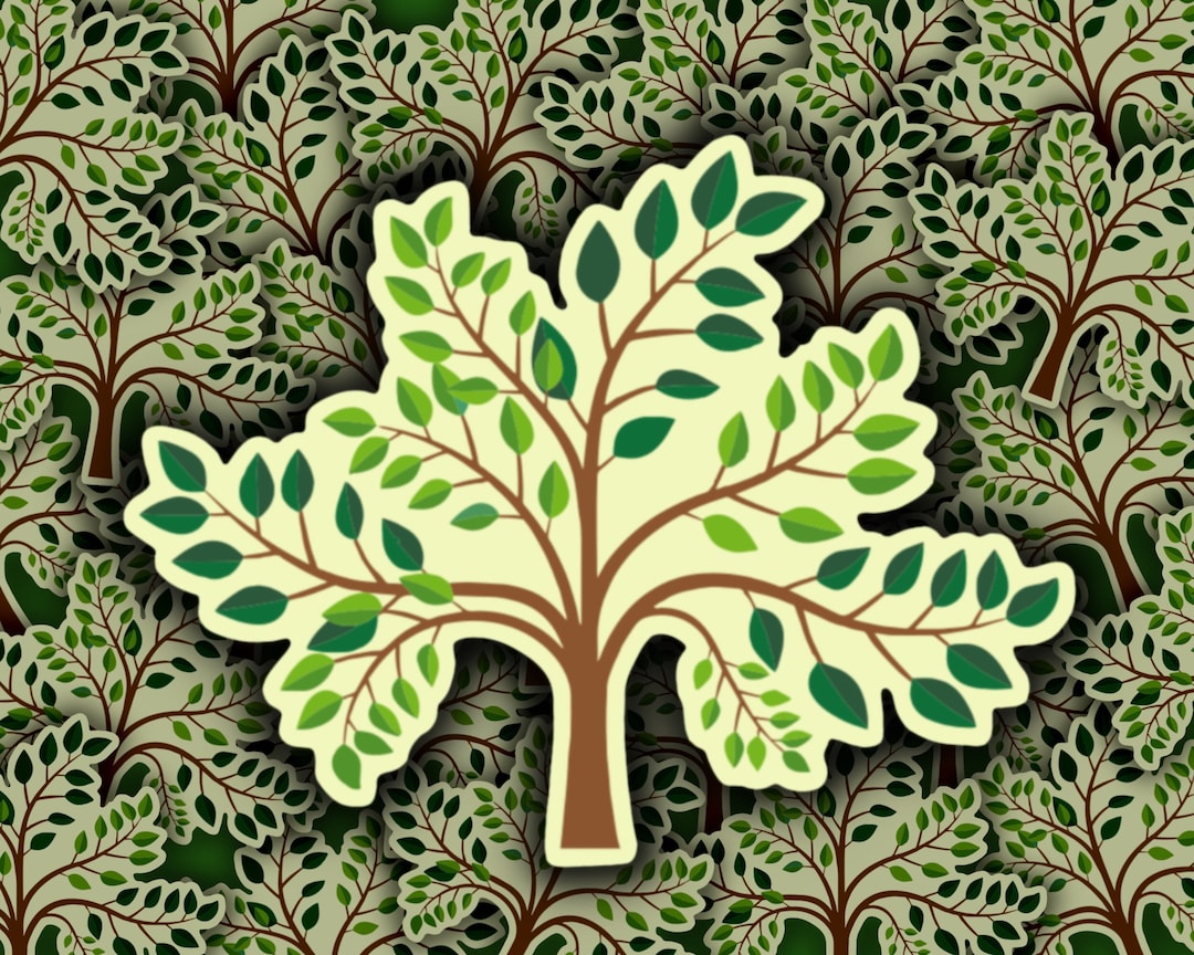 Tree Sticker Nature Sticker Stickers for Hydroflask Laptop Stickers ...