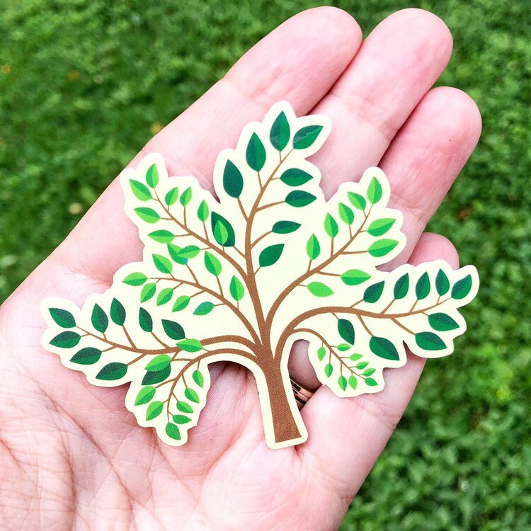 Tree Sticker Nature Sticker Stickers for Hydroflask | Etsy