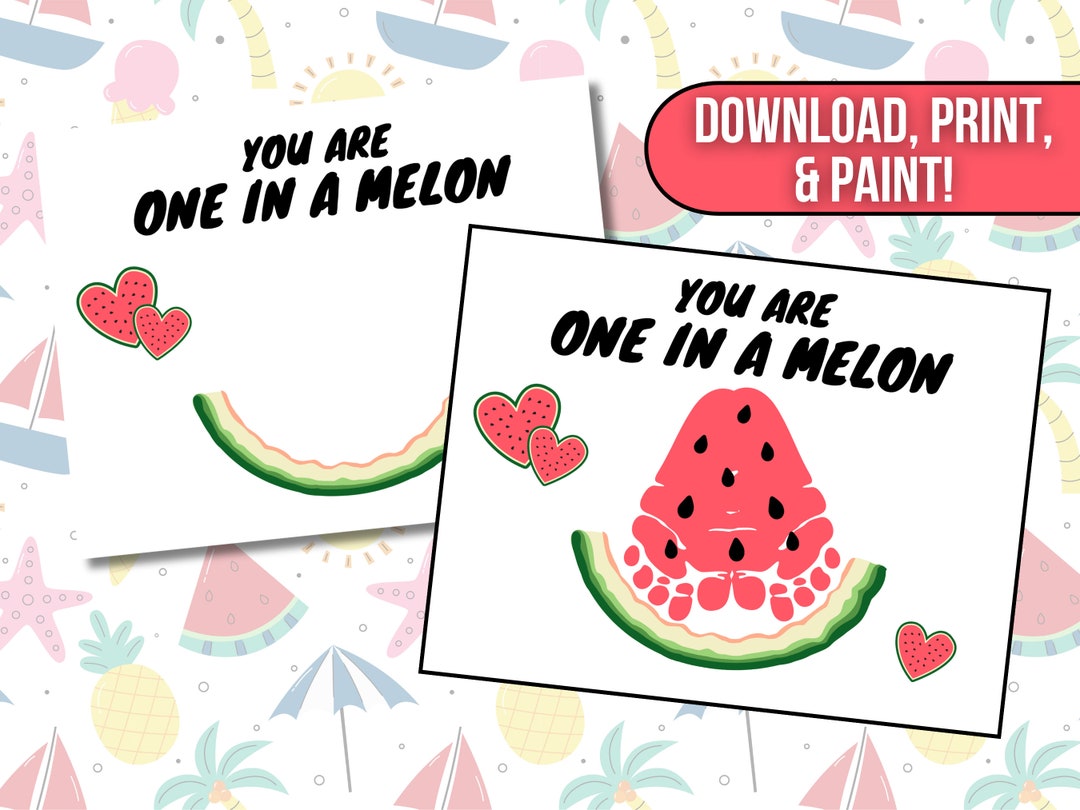 One in a Melon Download Craft - Kids Craft - Gifts - Kids Baby Toddler ...