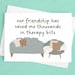 Funny Friendship Card – Therapy Pun Greeting Card (digital Download) - Etsy