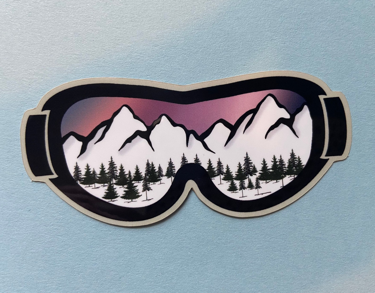 Snow Goggles Vinyl Sticker Stickers for Hydroflask Laptop - Etsy