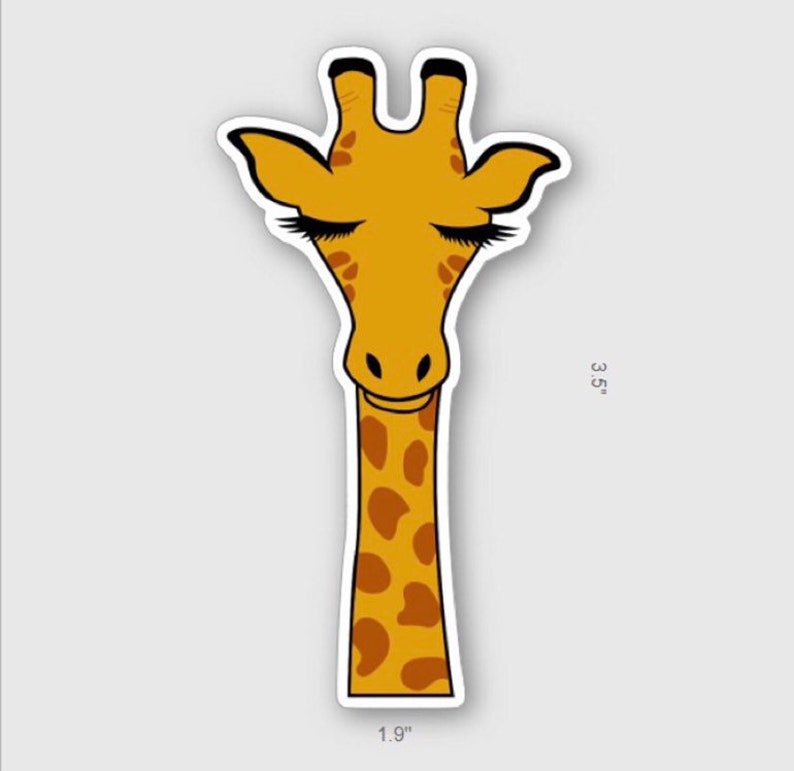Giraffe Vinyl Sticker Stickers for Hydroflask Laptop - Etsy