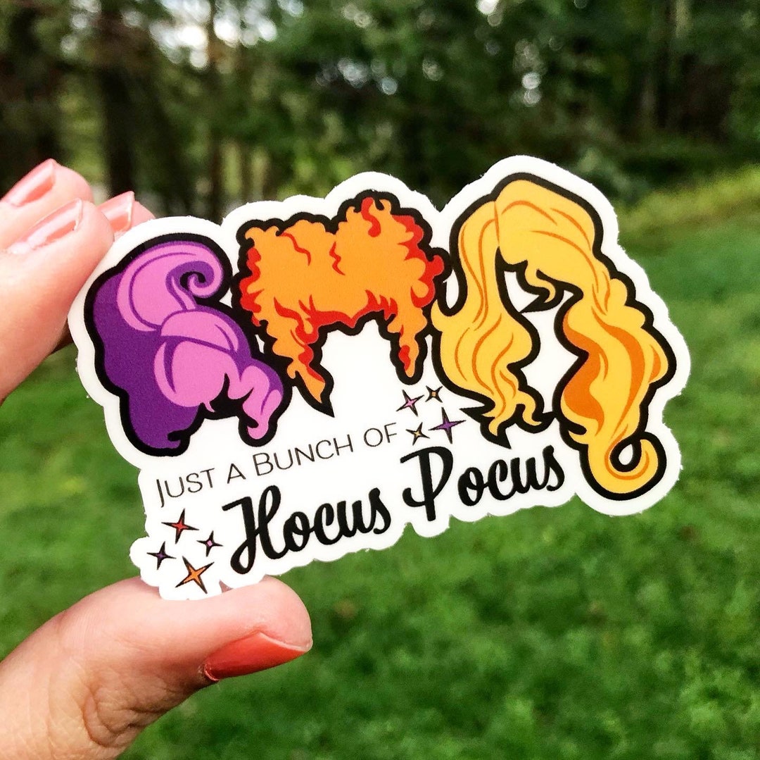 Bunch of Hocus Pocus Vinyl Sticker, Stickers for Hydroflask, Laptop ...