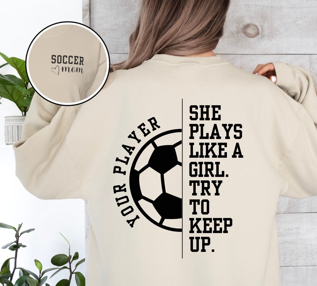 Custom Girl Soccer Shirt Personalized Soccer Mom Shirt Game Day Soccer ...