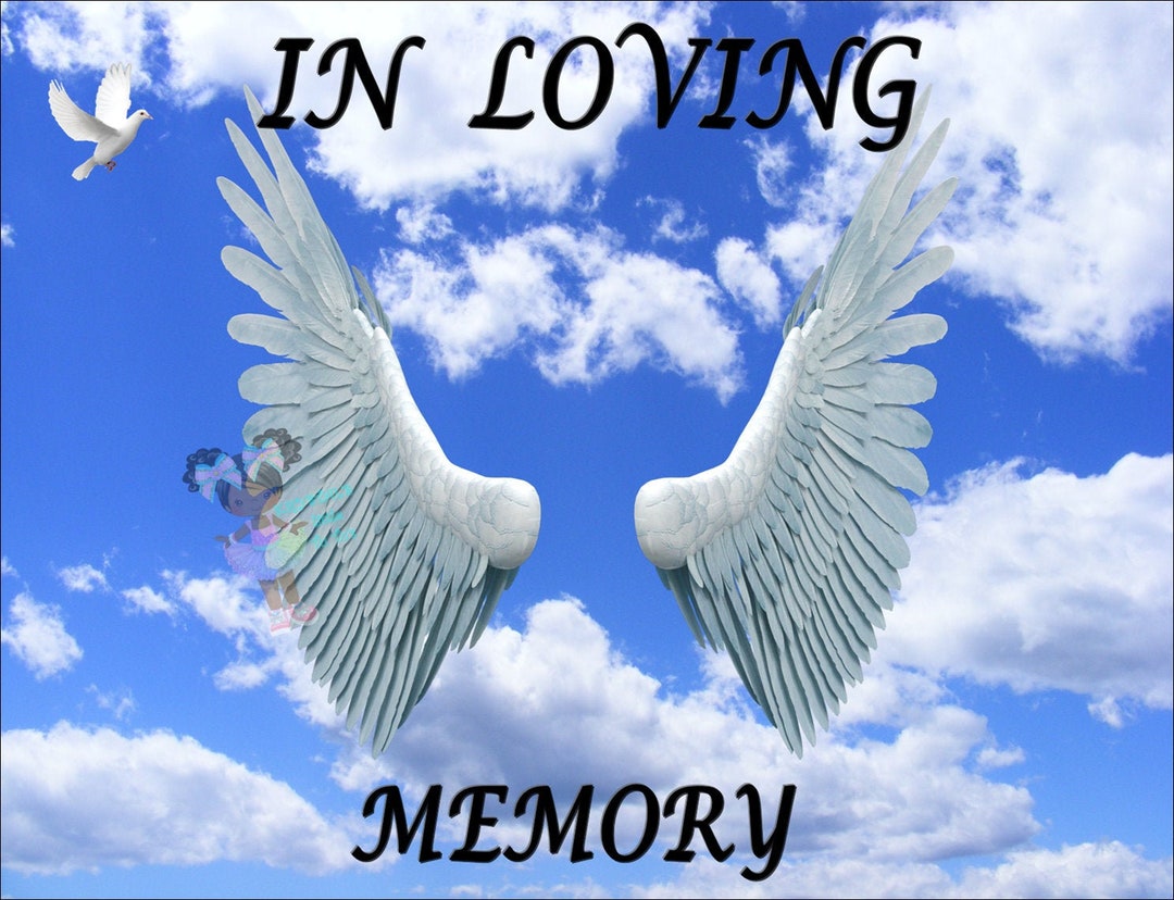 3d heaven overlay pngIn Loving MemoryRIP WingsHeavenRest - Etsy México