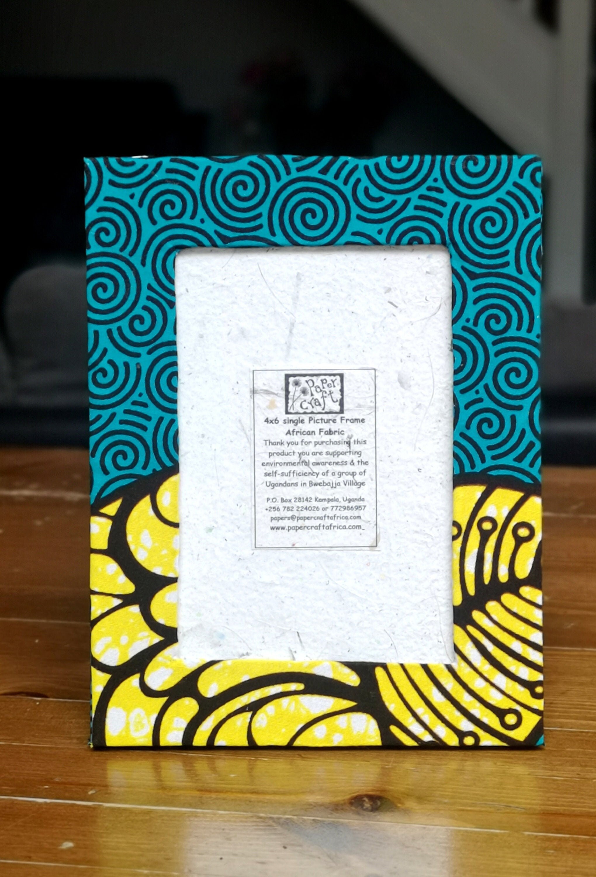 African Fabric Picture Frame Fair Trade Photo Frame African | Etsy UK