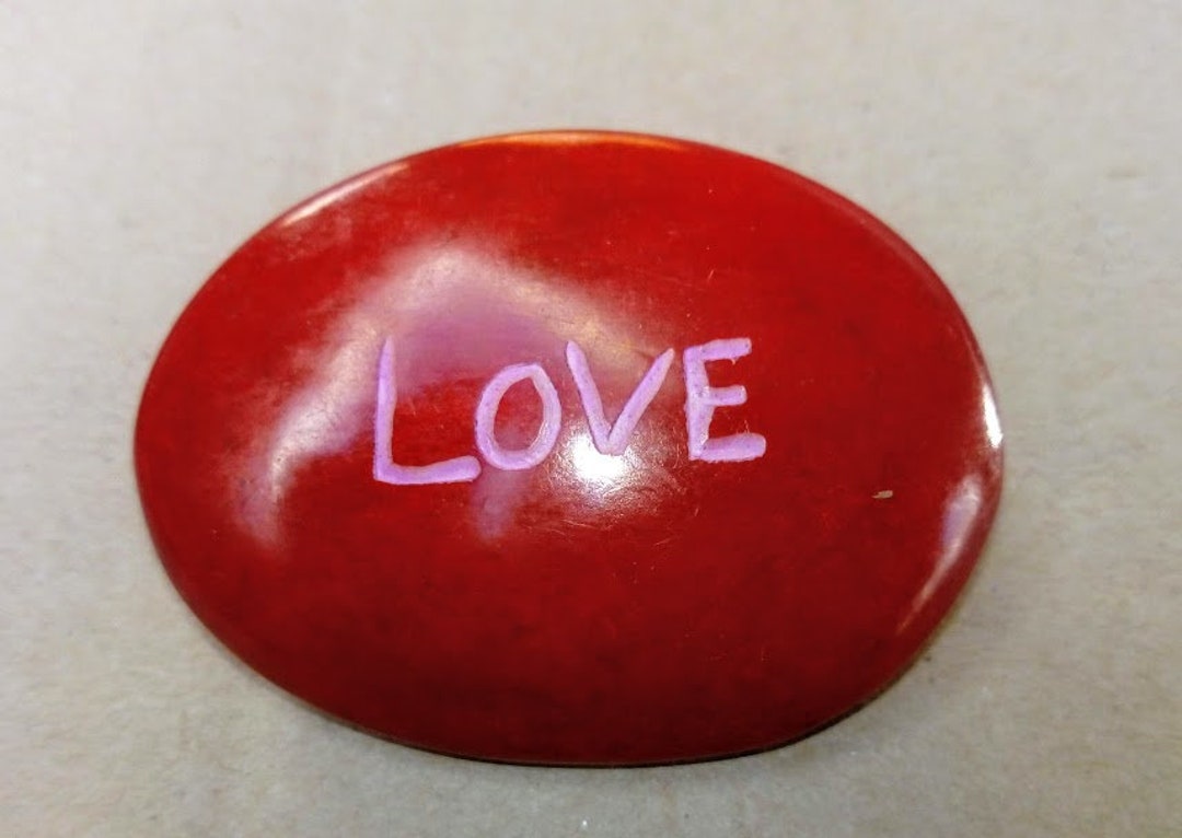 Hope Pocket Pebble, Love Pocket Stone, Faith Soapstone Pebble, Hope ...