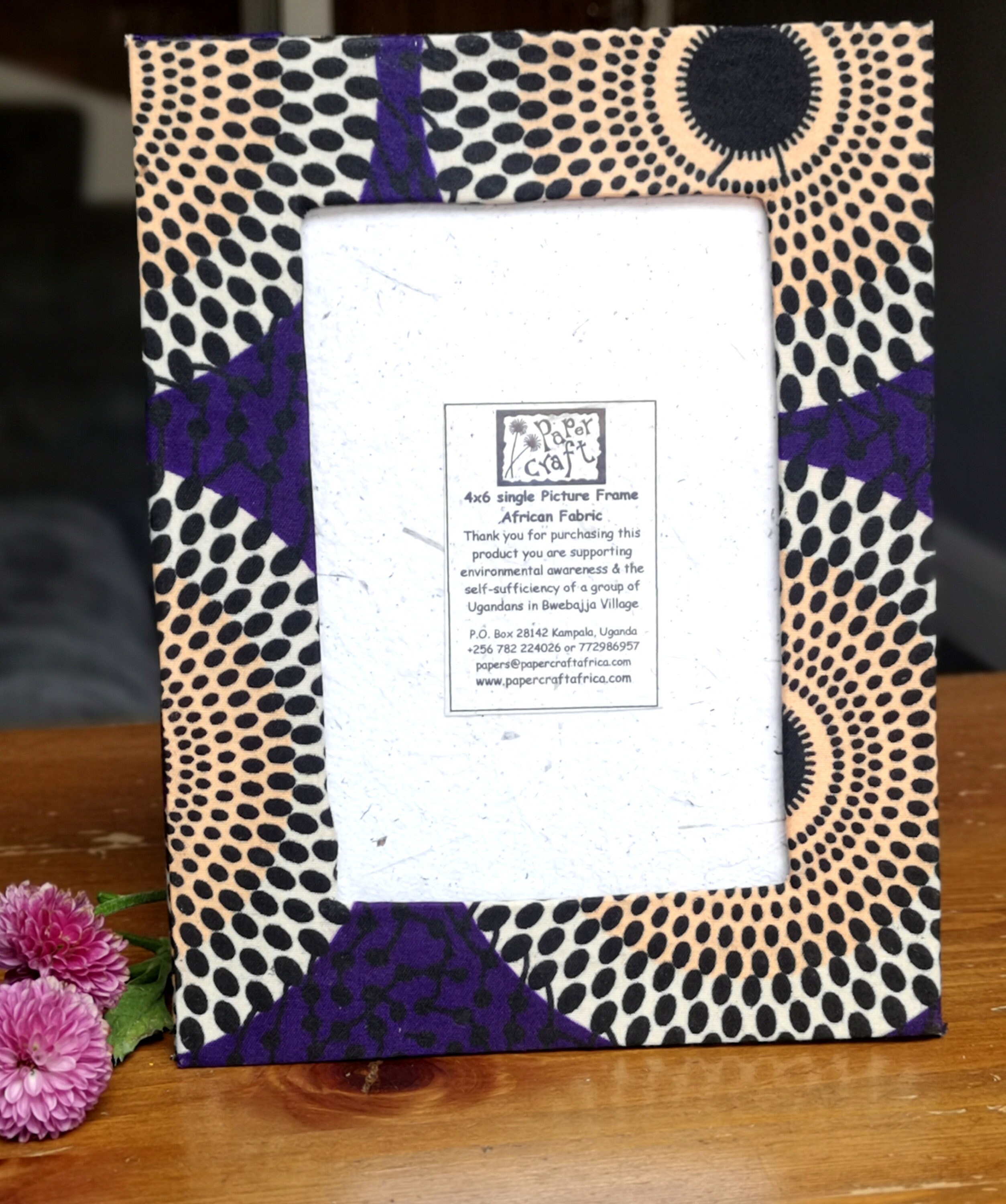 African Fabric Picture Frame Fair Trade Photo Frame African | Etsy UK