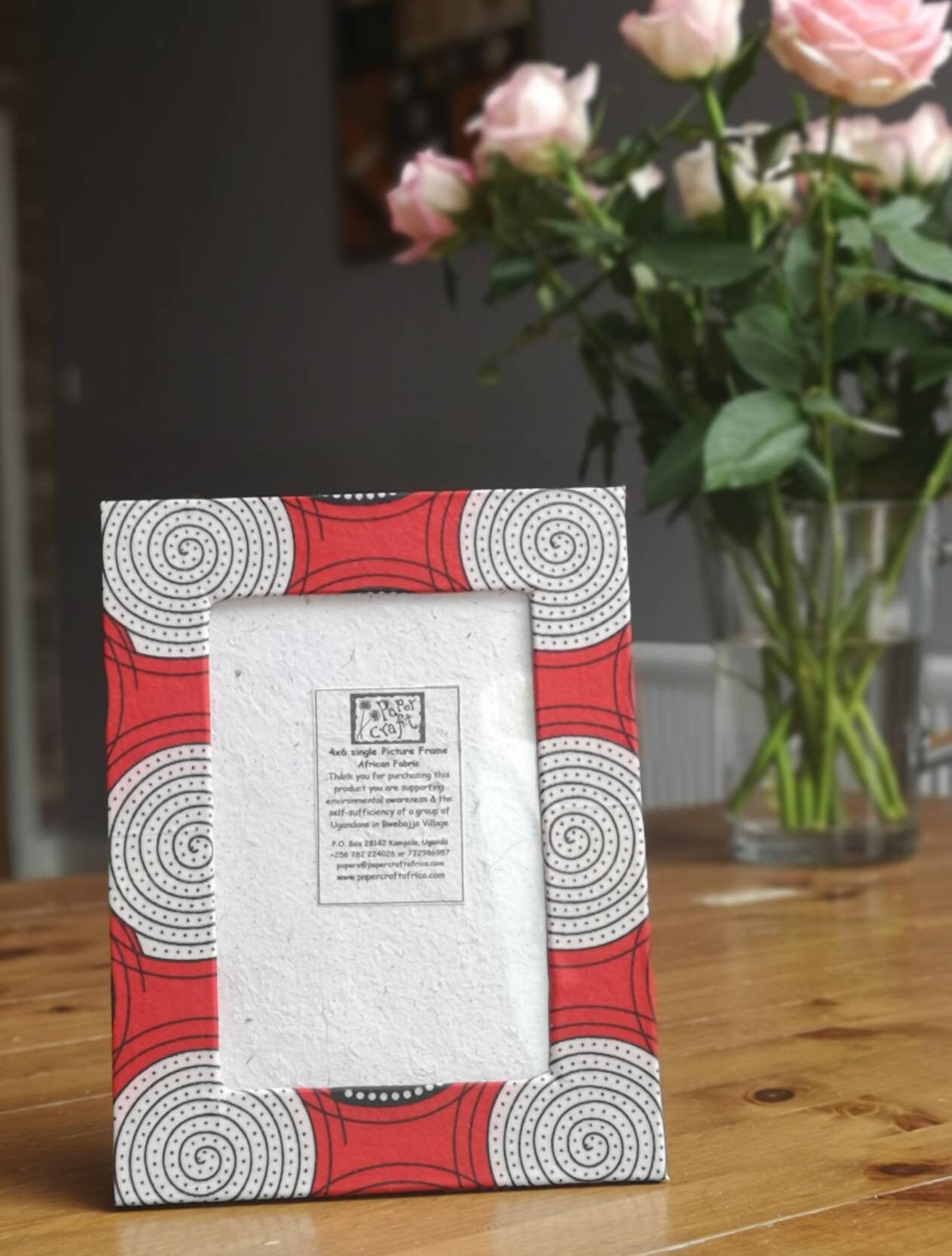 African Fabric Picture Frame Fair Trade Photo Frame African | Etsy