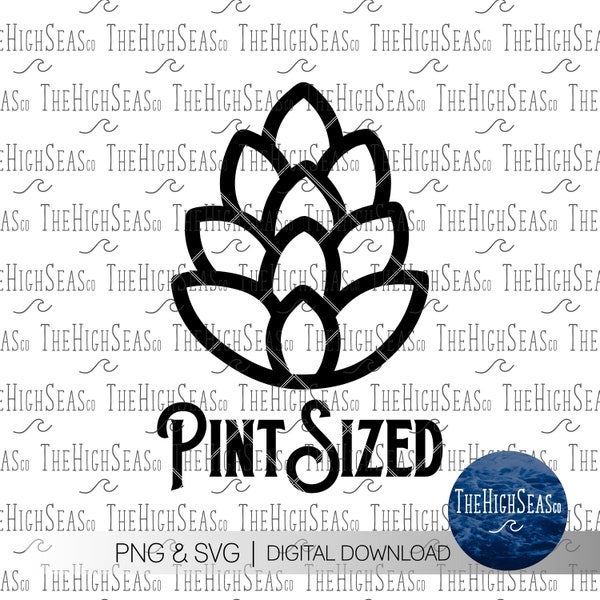 Pint Sized Svg - Etsy